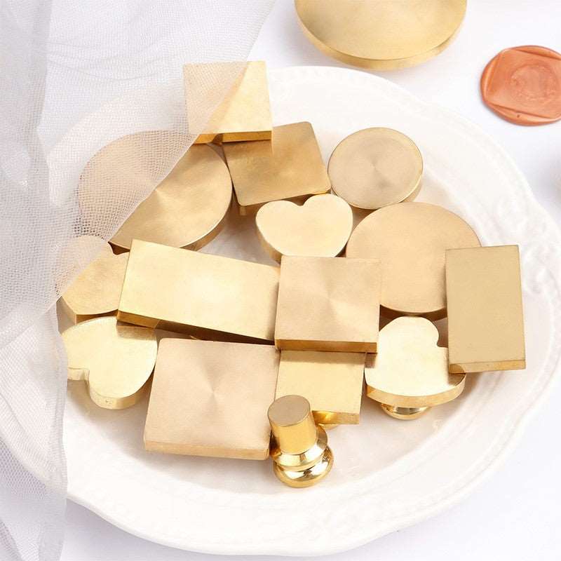 Stamp head copper blank wax seal stamp head stamp head – which-craft